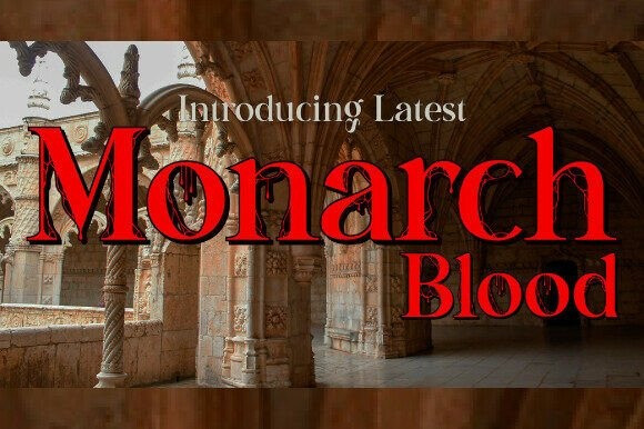 Monarch Blood Font - Free Font