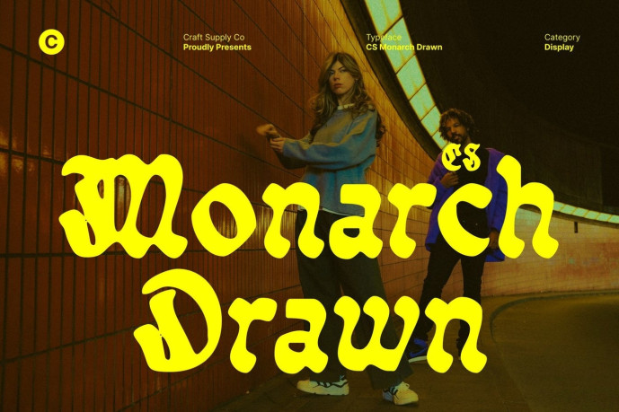 Monarch Drawn Font - Free Font