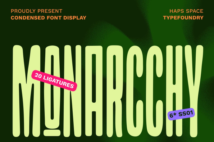 Monarchy - Bold Condensed Font - Free Font