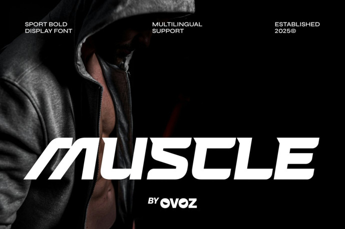 Muscle Display Font - Free Font