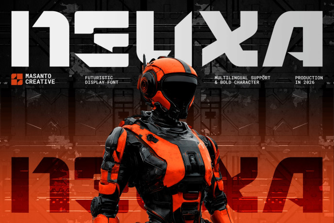 Neuxa – Futuristic Cyberpunk Font - Free Font
