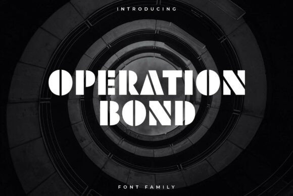 Operation Bond Font - Free Font