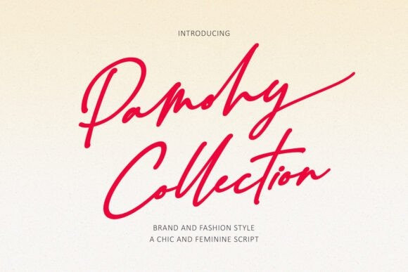 Pamohy Collection Handwriting Font - Free Font