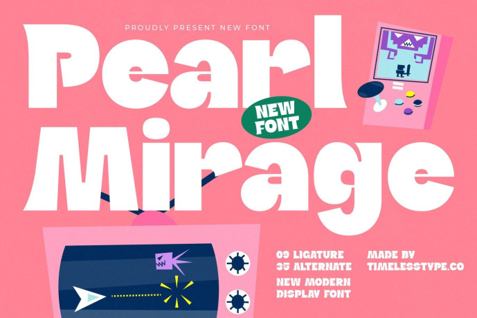 Pearl Mirage Font - Free Font