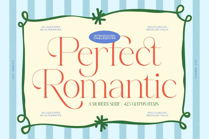 Perfect Romantic Font - Free Font