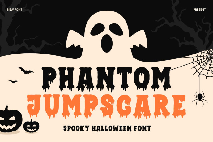 Phantom Jumpscare Font - Free Font