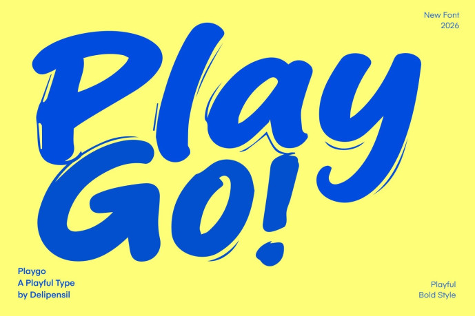 Playgo – Bold Playful Display Font - Free Font