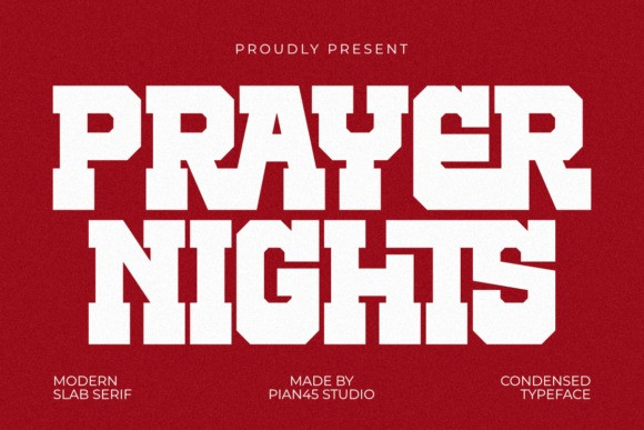 Prayer Nights Font - Free Font