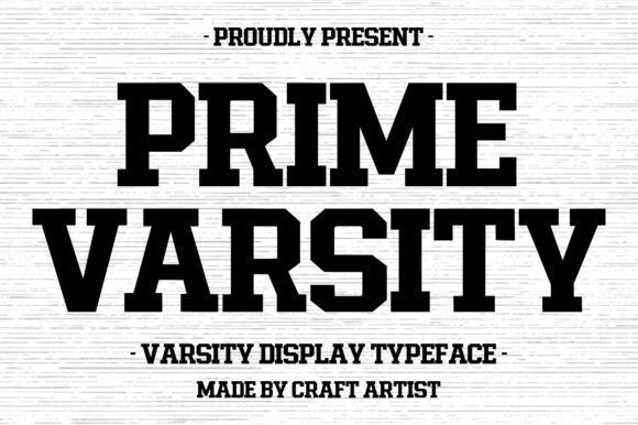 Prime Varsity Font - Free Font