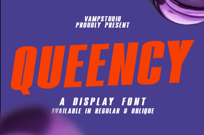 Queency Display Font - Free Font