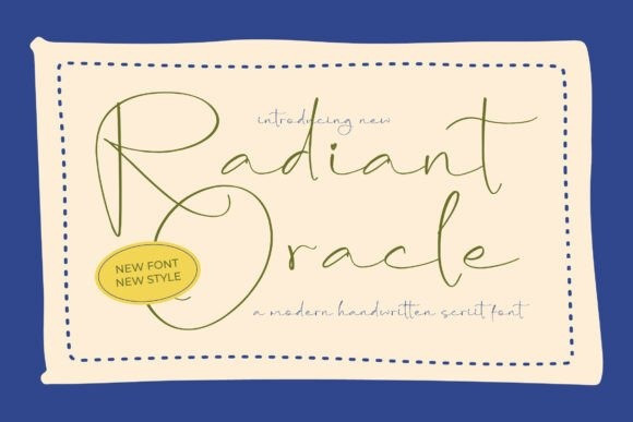 Radiant Oracle Handwriting Font - Free Font