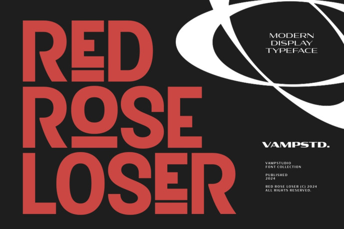 Red Rose Loser Font - Free Font