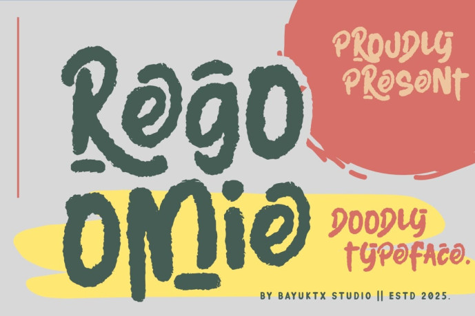 Regoomie – Doodly Display Font - Free Font