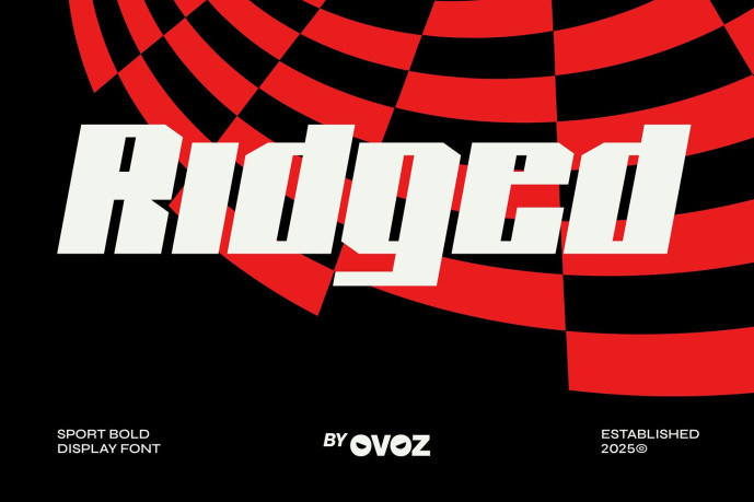 Ridged - Sports Font - Free Font