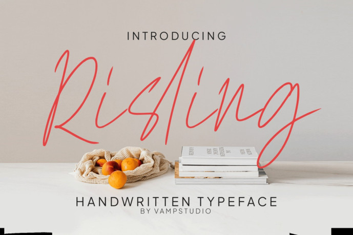 Risling – Handwritten Script Font - Free Font