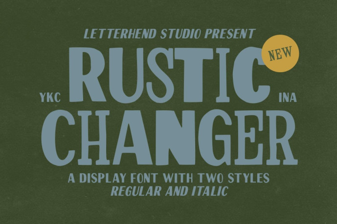 Rustic Changer Font - Free Font