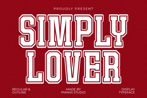 Simply Lover Font - Free Font