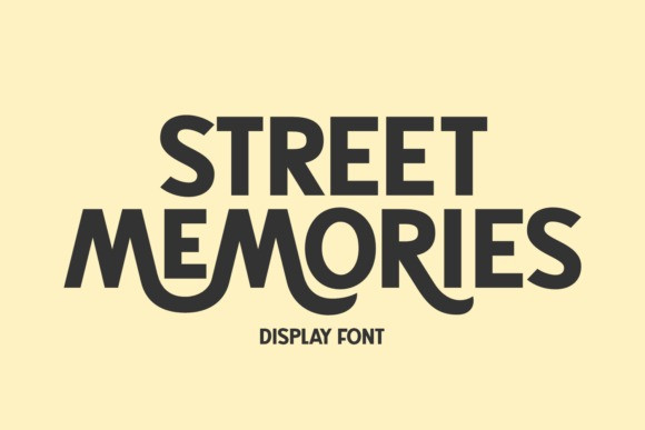 Street Memories Font - Free Font