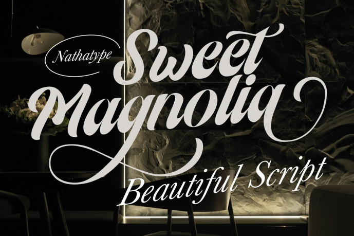 Sweet Magnolia - Beautiful Script Font - Free Font