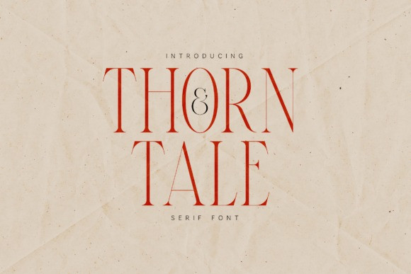 Thorn Tale Serif Font - Free Font