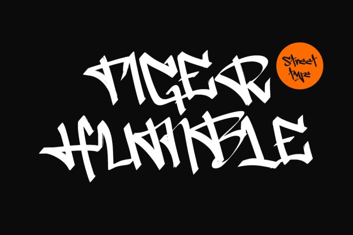 Tiger Humble - Graffiti Font - Free Font