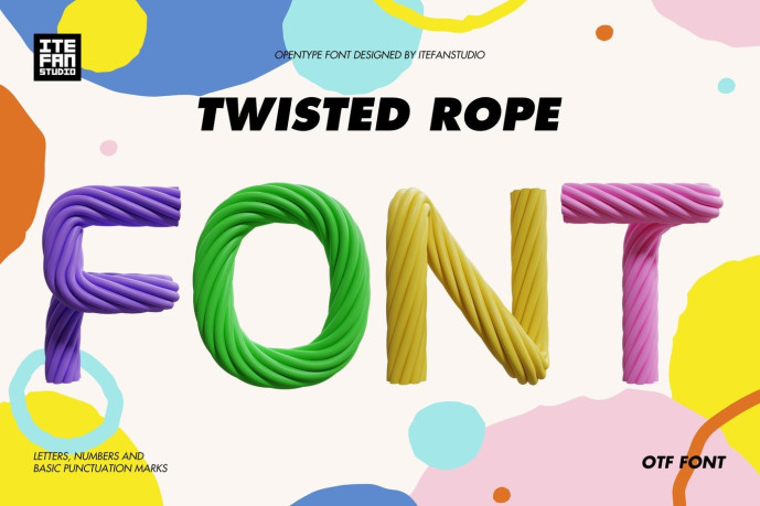 Twisted Rope Font - Free Font