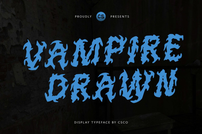 Vampire Drawn Font - Free Font