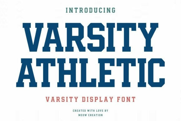 Varsity Athletic Font - Free Font