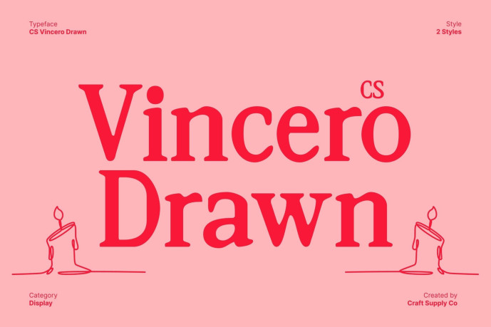 Vincero Drawn Font - Free Font