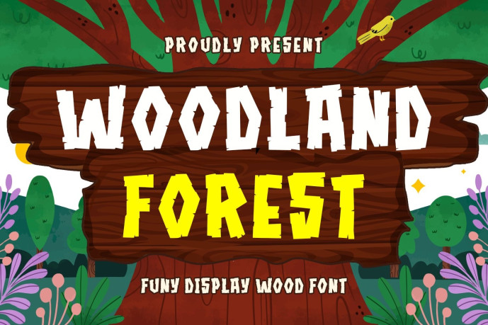 Woodland Forest Font - Free Font