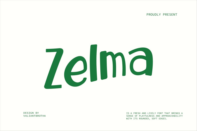 Zelma Font - Free Font