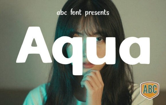 Aqua Display Font - Free Font