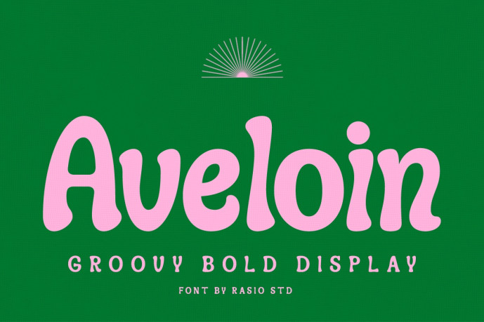 Aveloin Groovy Bold Font - Free Font