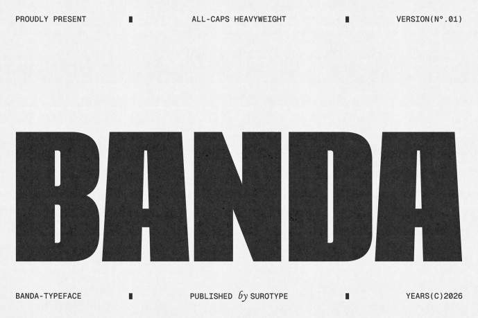 Banda Typeface - Free Font