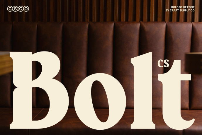 Bolt – Bold Serif Font - Free Font