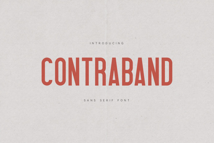 Contraband Font - Free Font