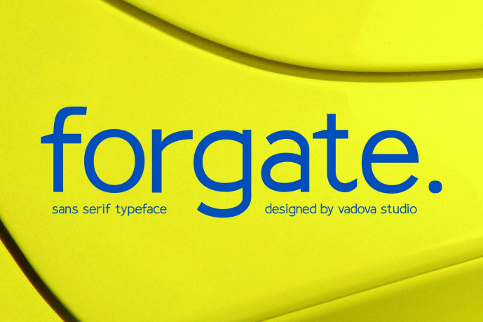 Forgate Font - Free Font