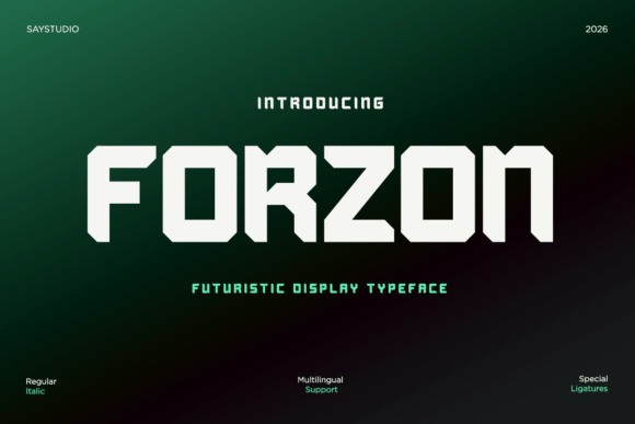 Forzon Font - Free Font