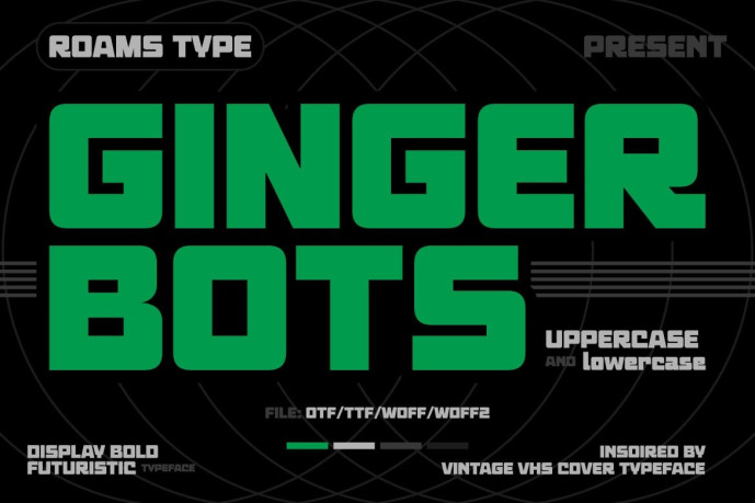 Ginger Bots Font - Free Font