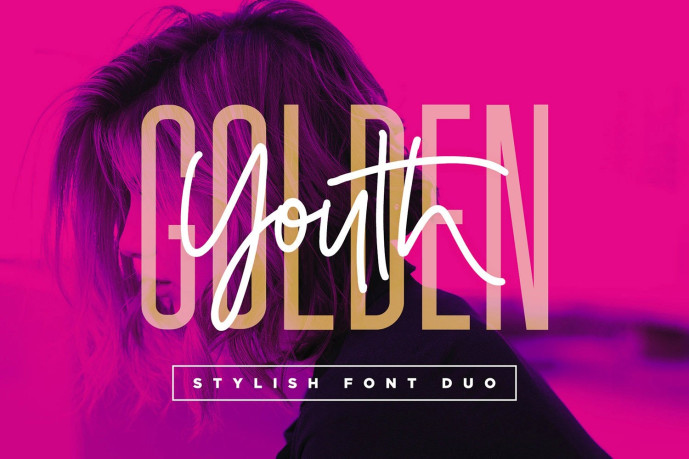 Golden Youth Font Duo - Free Font