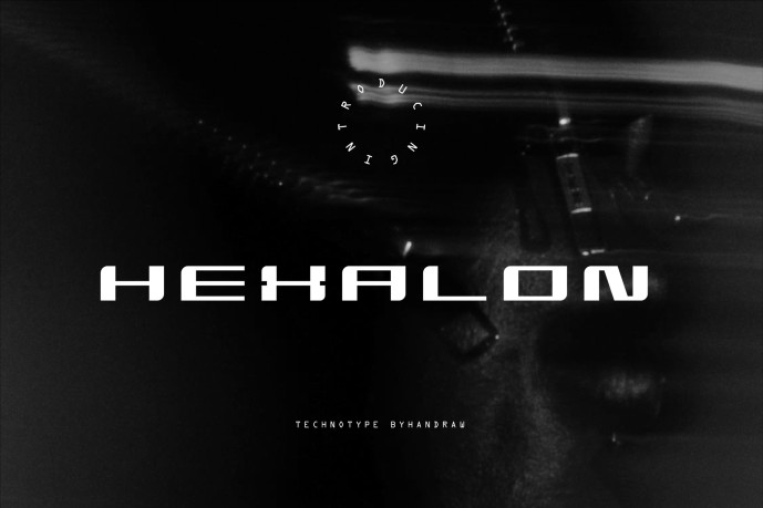 Hexalon - Futuristic Display Font - Free Font