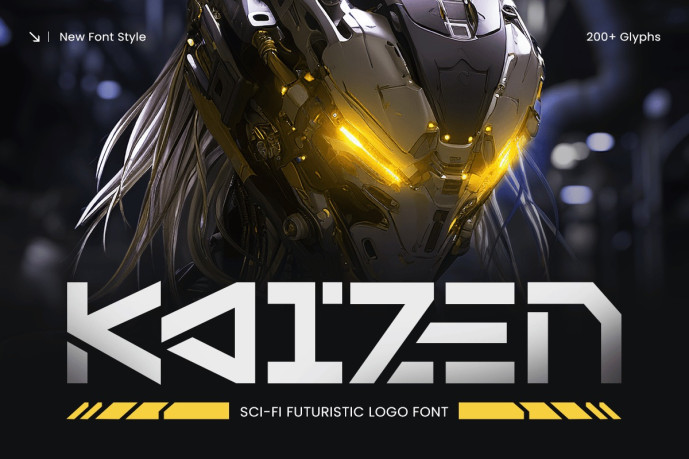Kaizen - Futuristic Font - Free Font