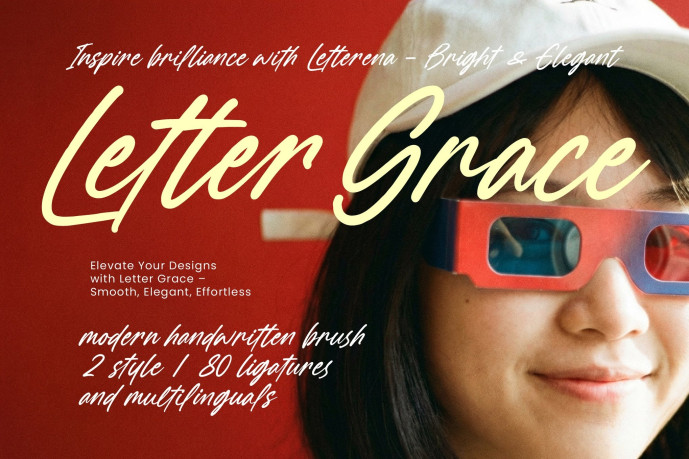Letter Grace Script Font - Free Font