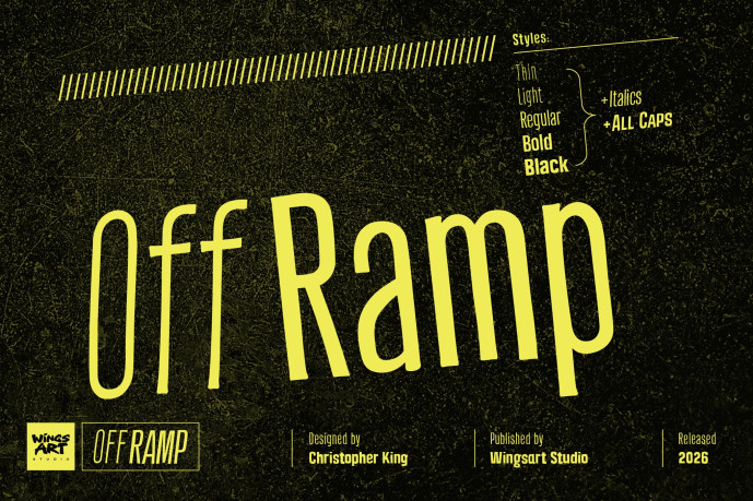 Off Ramp Font Family - Free Font
