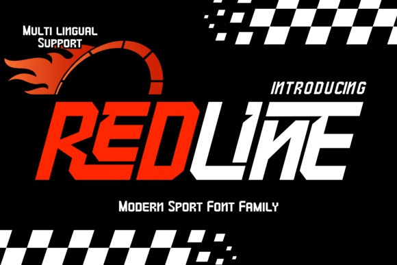 Redline Display Font - Free Font