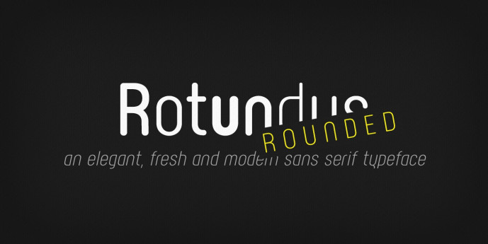Rotundus Rounded Font Family - Free Font