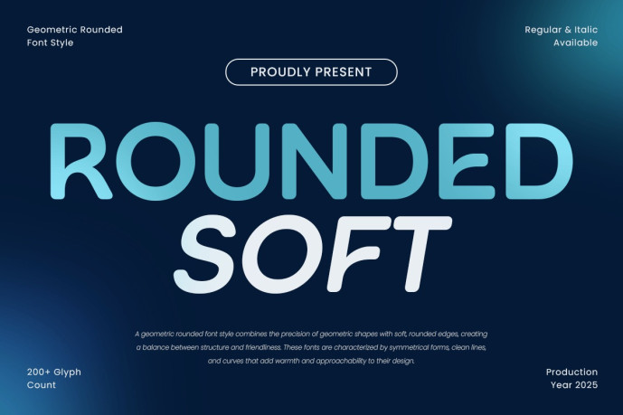 Rounded Soft Font - Free Font
