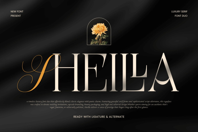 Sheilla Font Duo - Free Font