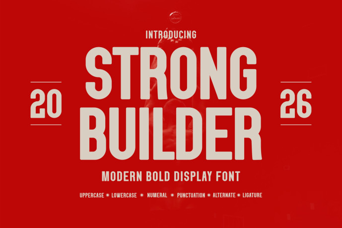 Strong Builder Font - Free Font