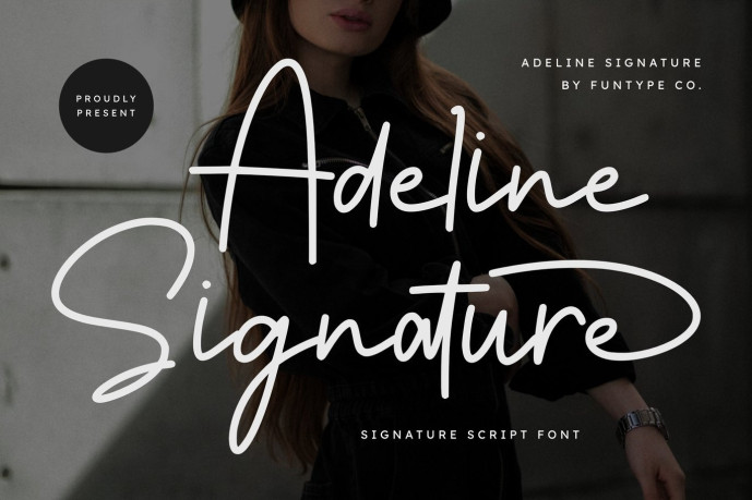 Adeline Signature Handwriting Font - Free Font